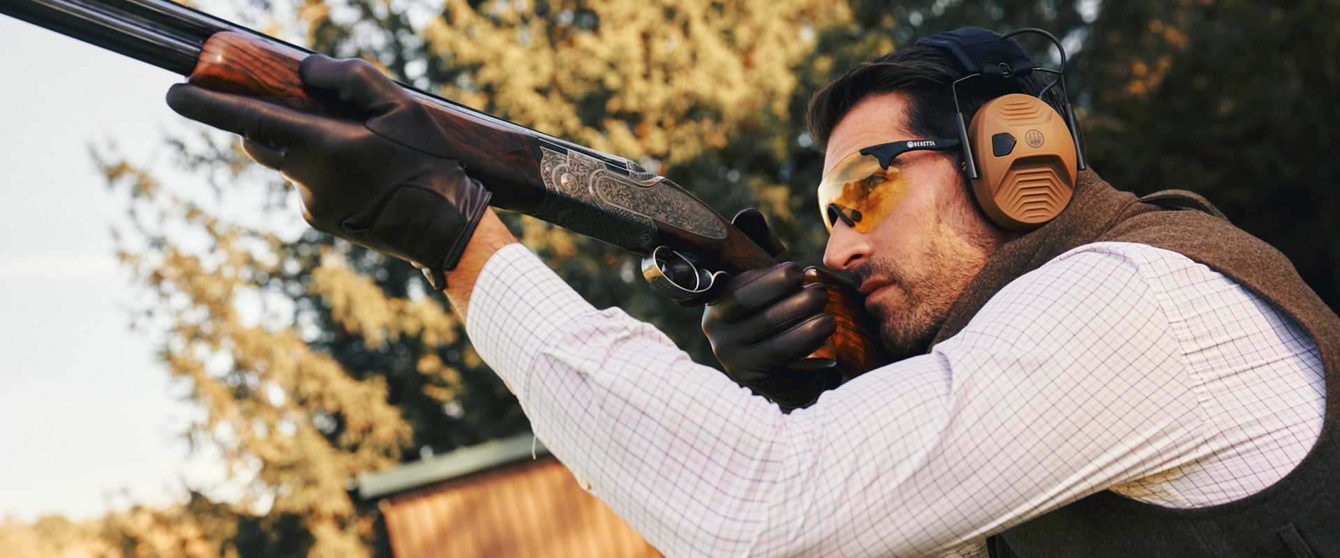 Men's Clay Shooting Clothing Vests Jackets and Accessories